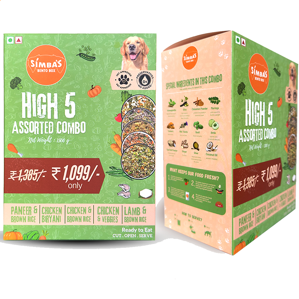 High-5 Assorted Combo (5 meals 300g each) – Simbas Bento Box